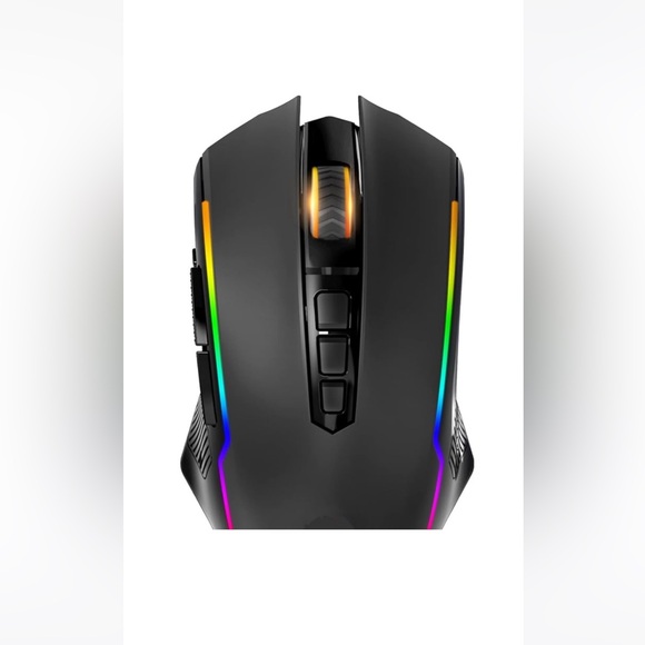 Computers, Laptops & Parts | Black Rainbow Color Change Led Light Mouse ...